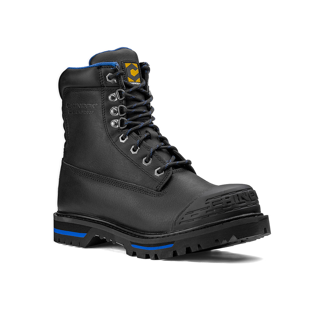 Tarantula 8" Men's Black Steel Toe Waterproof Work Boots