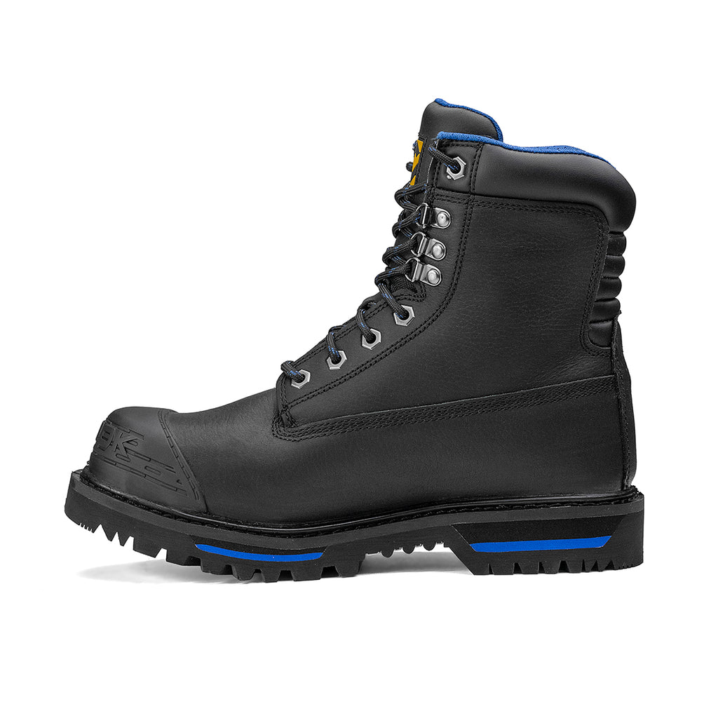 Tarantula 8" Men's Black Steel Toe Waterproof Work Boots