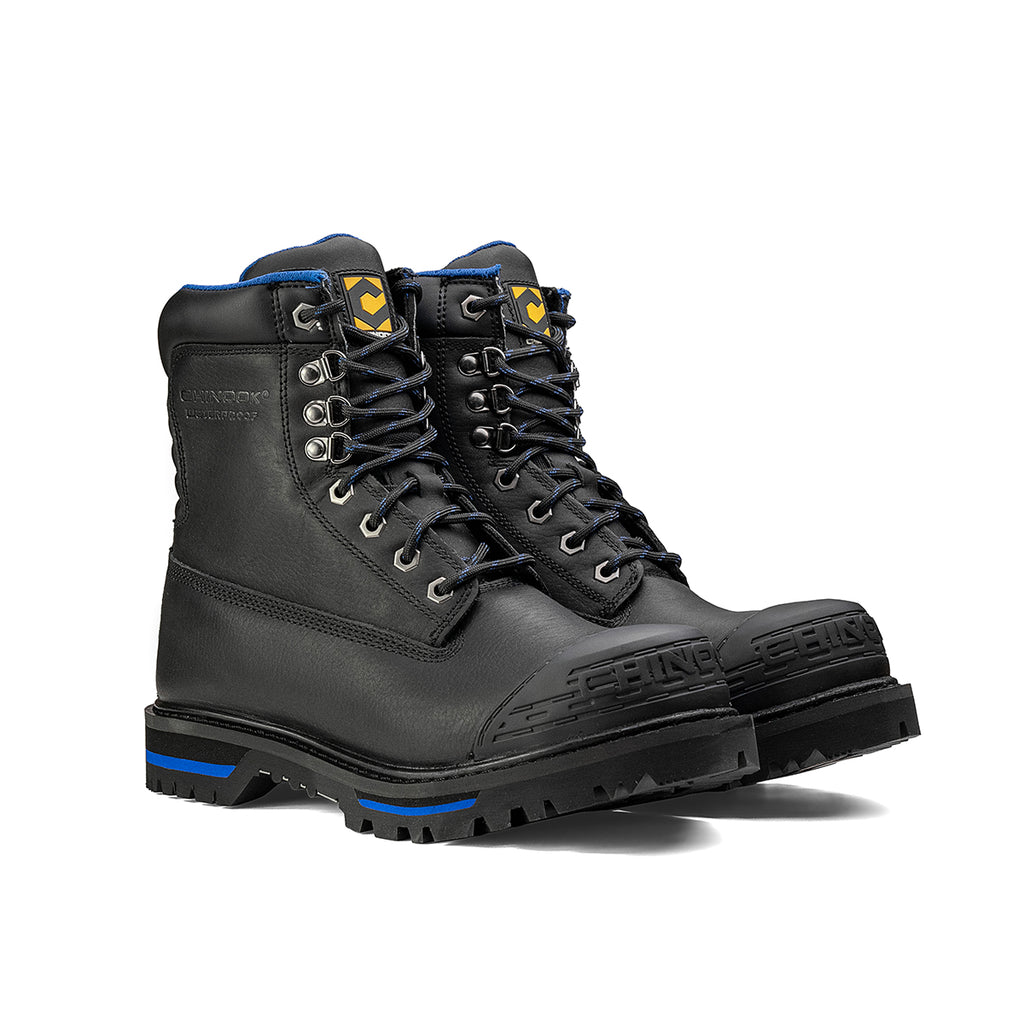 Tarantula 8" Men's Black Steel Toe Waterproof Work Boots – Chinook ...
