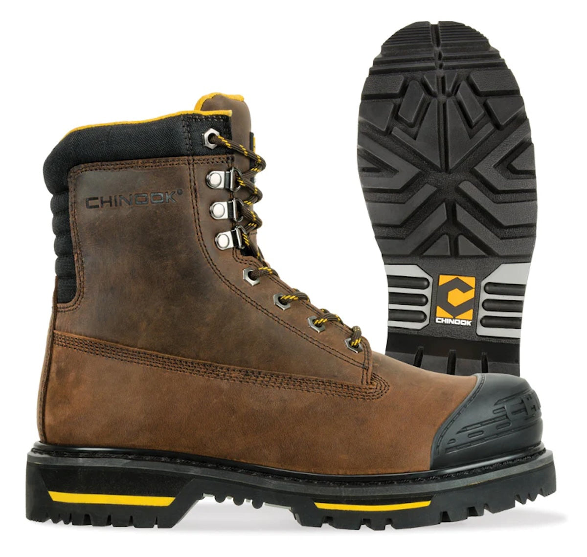 Chinook Tarantula 8" Steel Toe Boot in Brown – Chinook® Footwear
