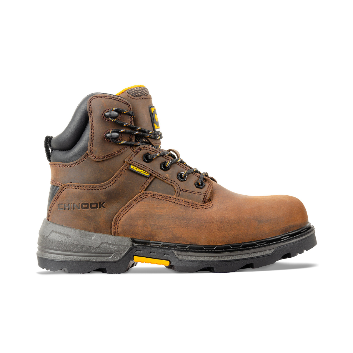 Sawhorse 6" Men's Soft Toe Waterproof Work Boot – Brown – Chinook® Footwear